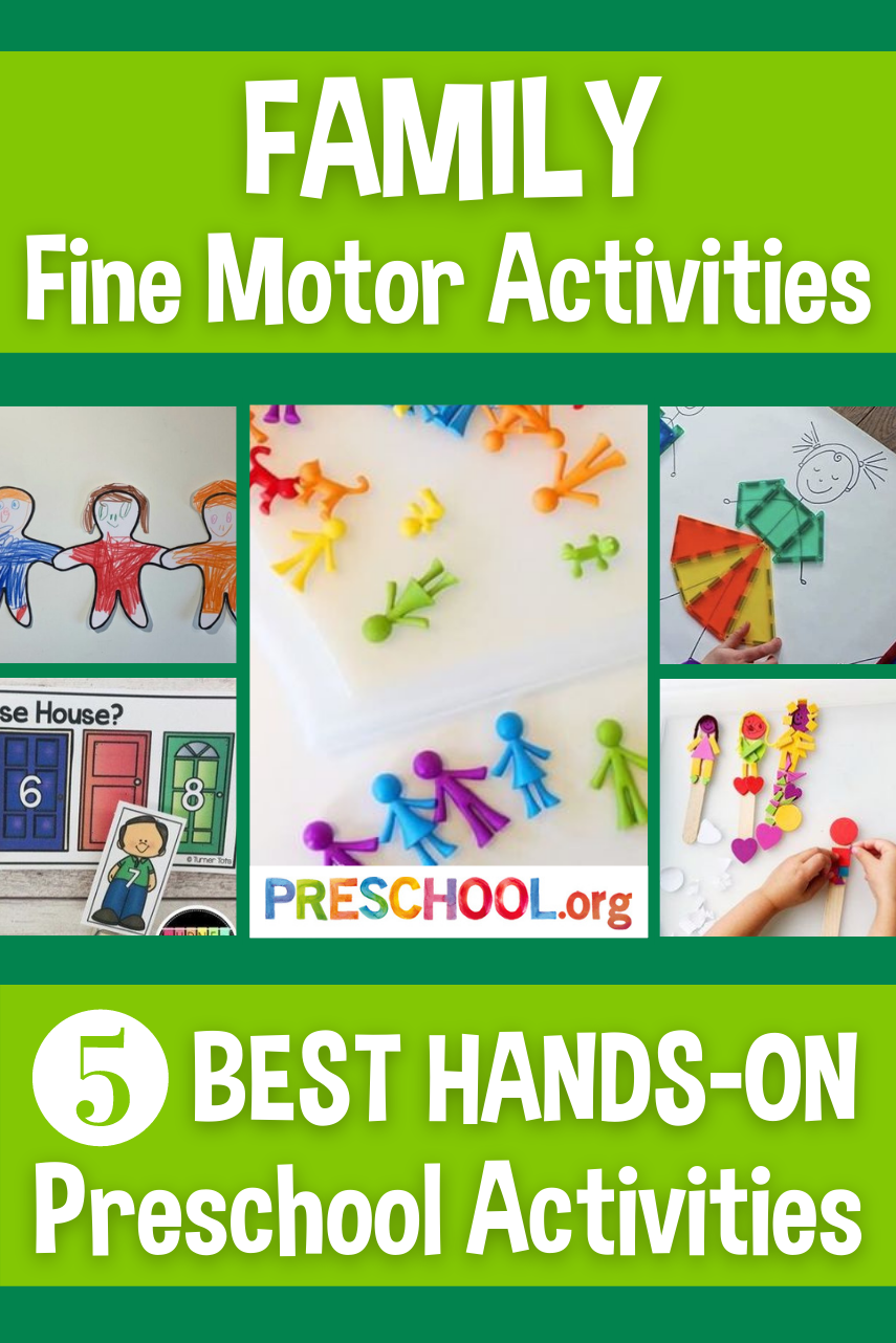 The 50 Best Preschool Activities For FAMILY Theme Preschool