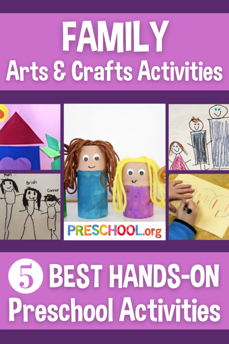 The 50 Best Preschool Activities for FAMILY Theme - Preschool.org