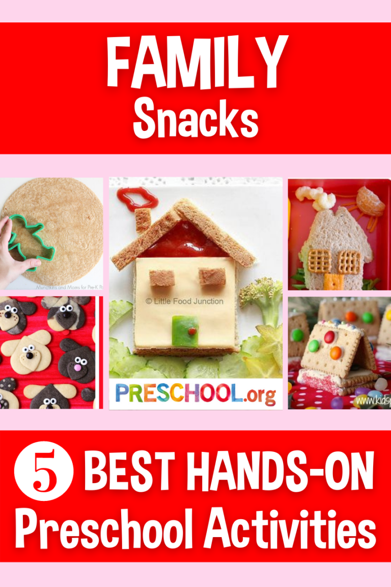 The 5 Best SNACKS for FAMILY Preschool Theme - Preschool.org
