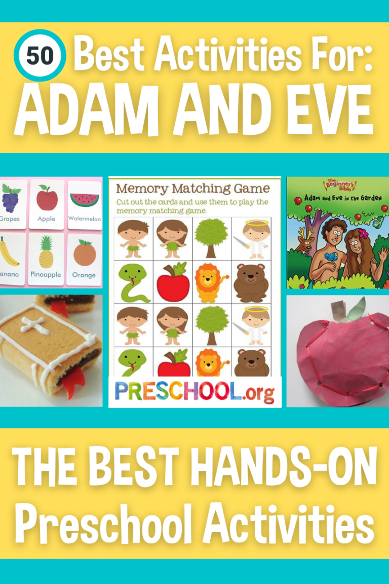 The 50 Best Preschool Activities for ADAM AND EVE Theme - Preschool.org