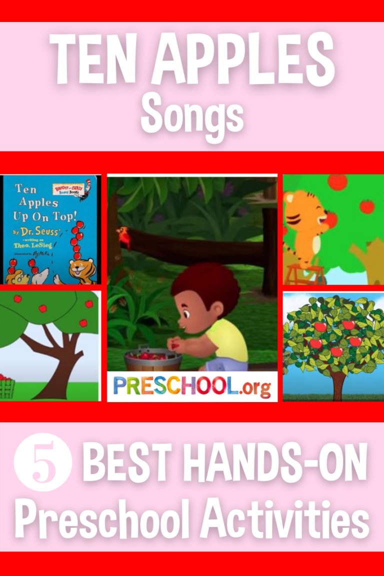 The 5 Best SONGS for TEN APPLES Preschool Theme - Preschool.org