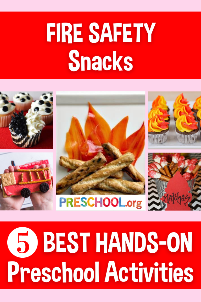 The 5 Best SNACKS for FIRE SAFETY Preschool Theme - Preschool.org