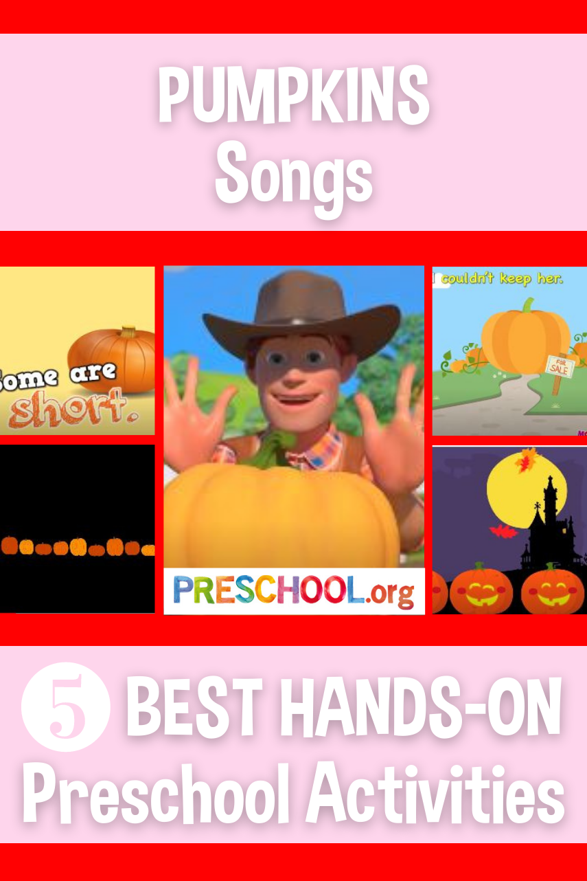 The 5 Best SONGS for PUMPKINS Preschool Theme - Preschool.org