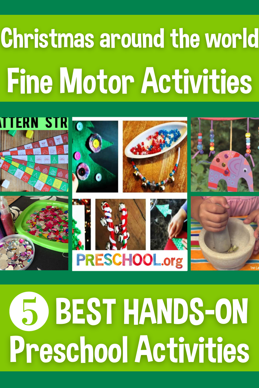 The 5 Best FINE MOTOR Activities for CHRISTMAS AROUND THE WORLD ...
