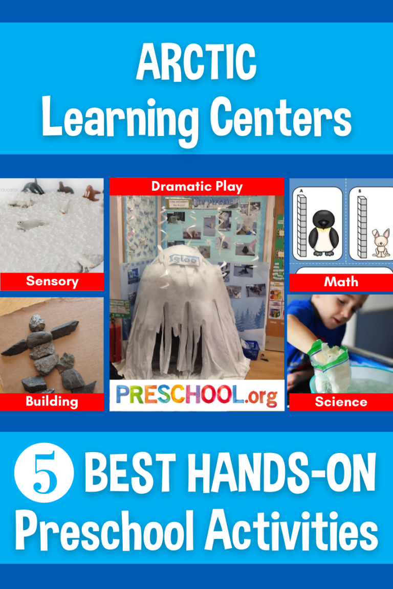 The 5 Best LEARNING CENTER Activities for ARCTIC Preschool Theme ...