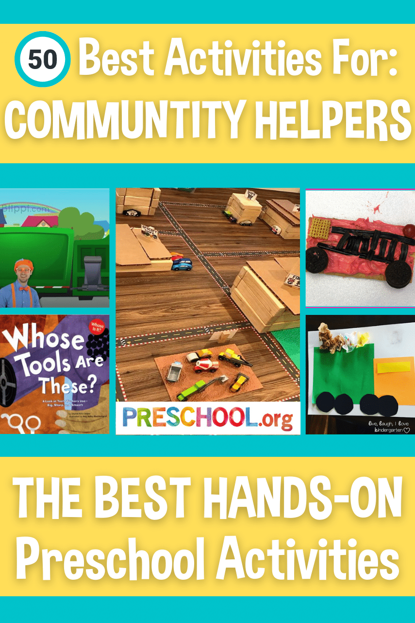The 50 Best Preschool Activities for COMMUNITY HELPERS Theme ...