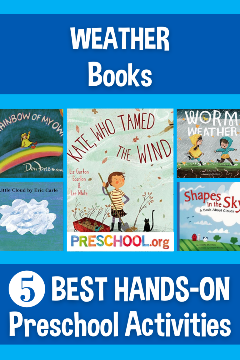The 5 Best BOOKS for WEATHER Preschool Theme - Preschool.org