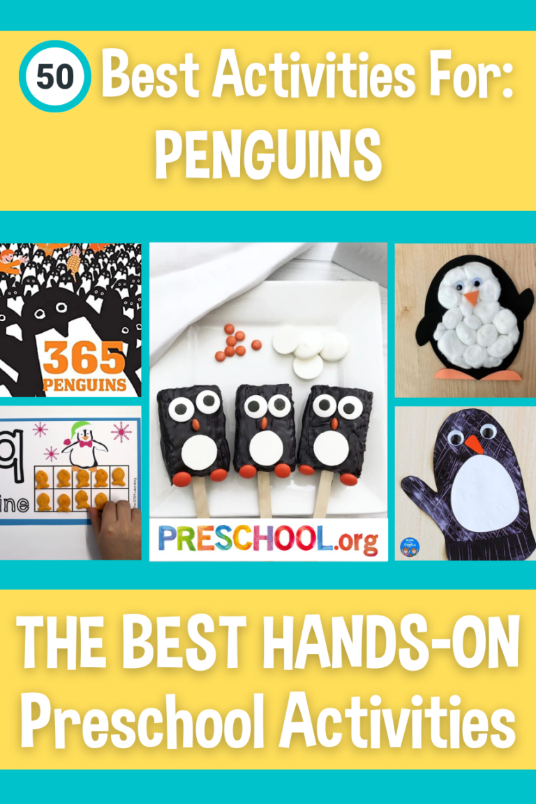 The 50 Best Preschool Activities for PENGUINS Theme - Preschool.org