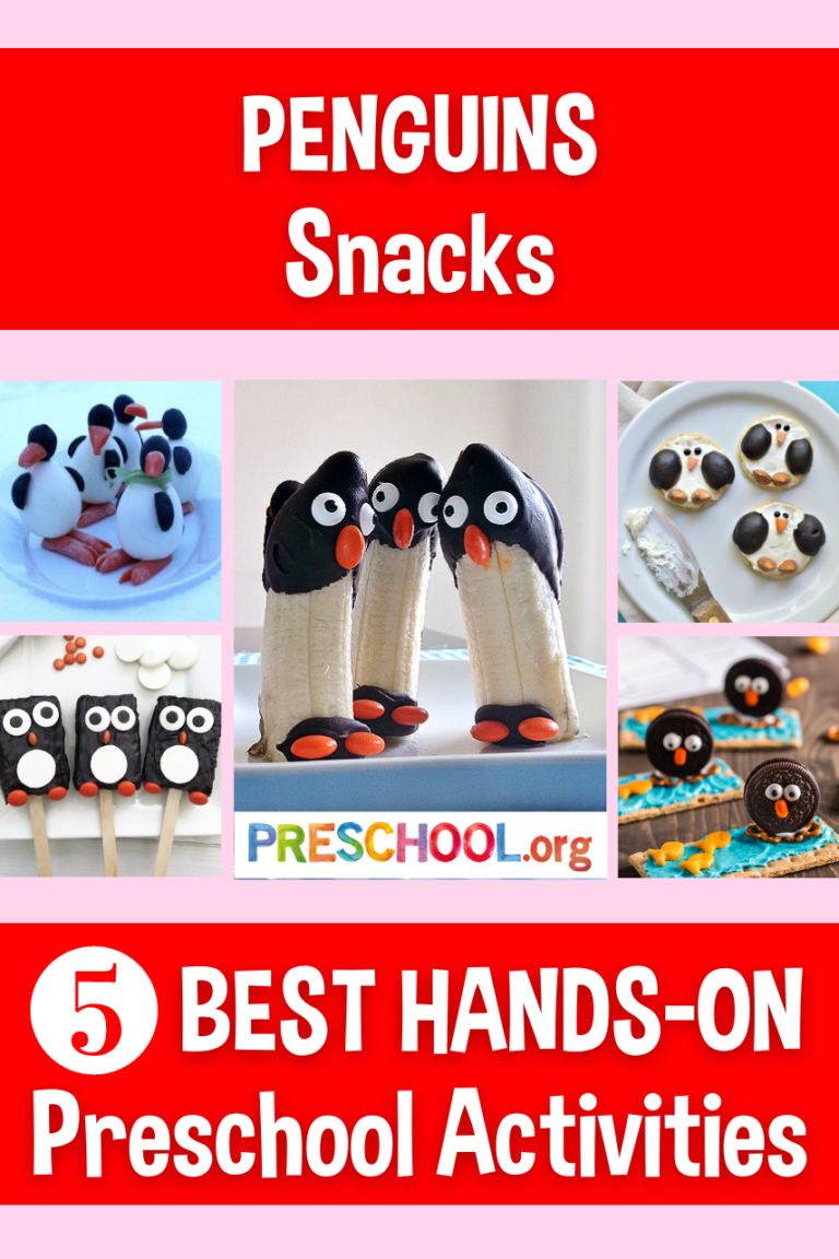 The 5 Best SNACKS for PENGUINS Preschool Theme - Preschool.org