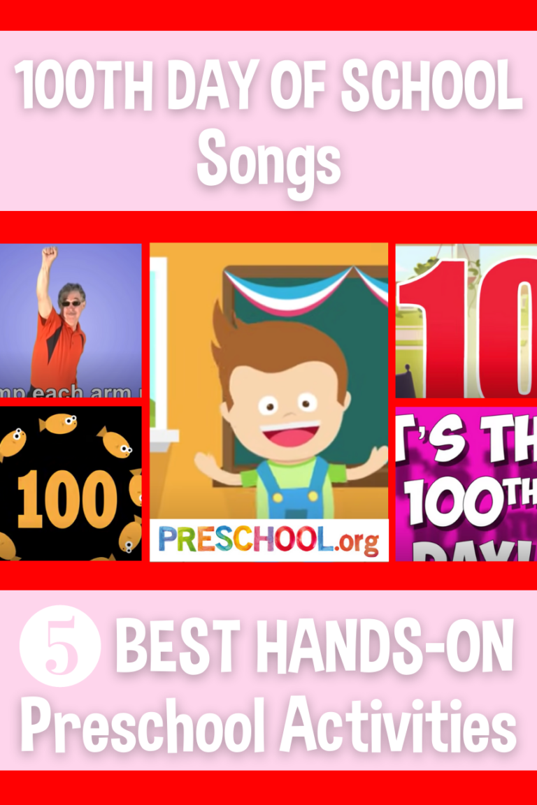 The 5 Best SONGS for 100TH DAY OF SCHOOL Preschool Theme - Preschool.org