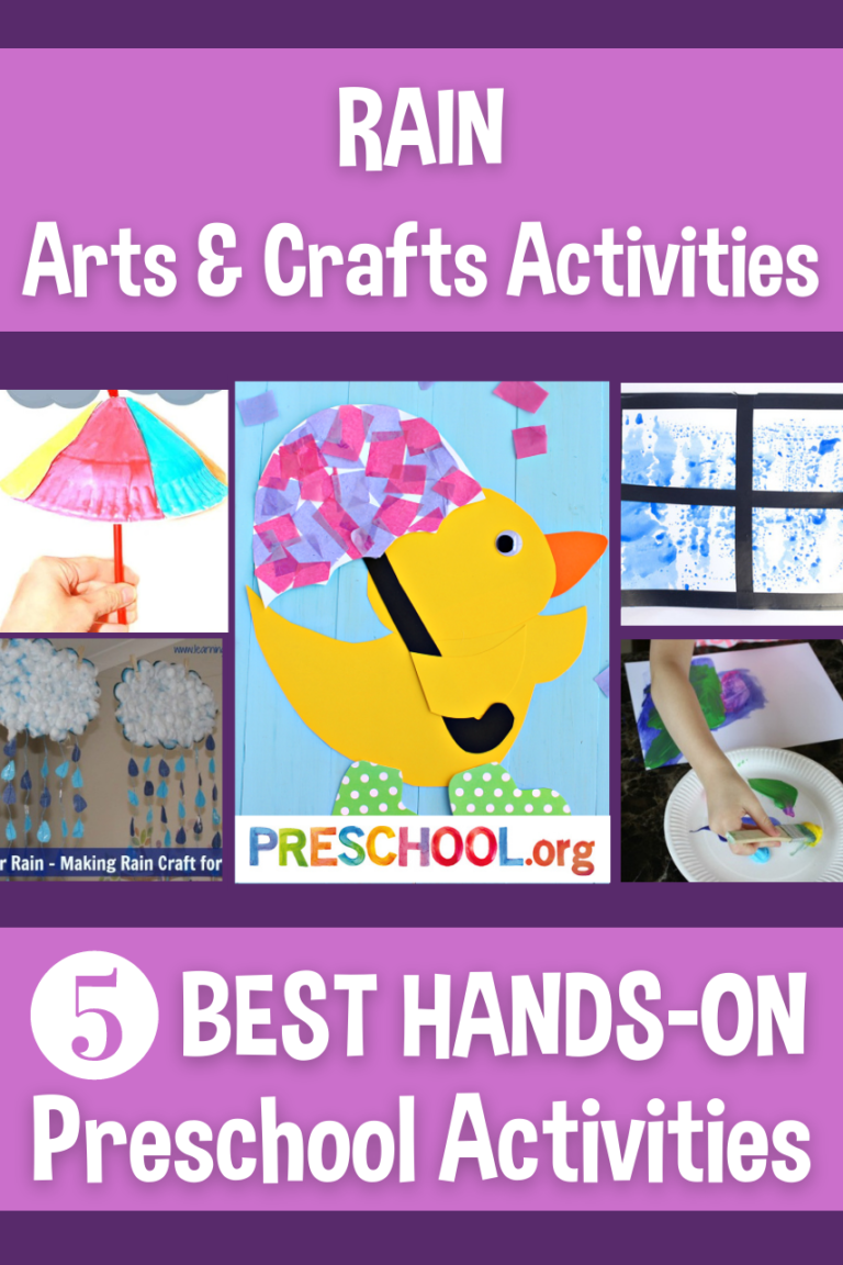 The 5 Best ARTS AND CRAFTS Activities for RAIN Preschool Theme ...