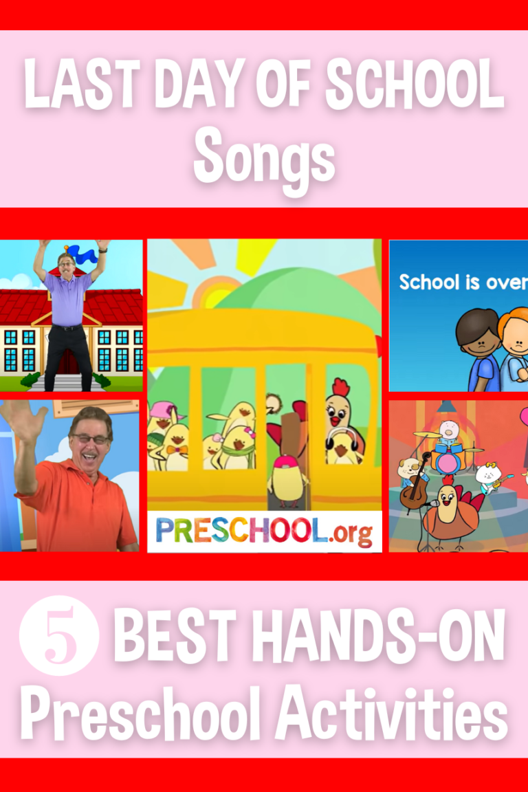 The 5 Best SONGS for LAST DAY OF SCHOOL Preschool Theme - Preschool.org