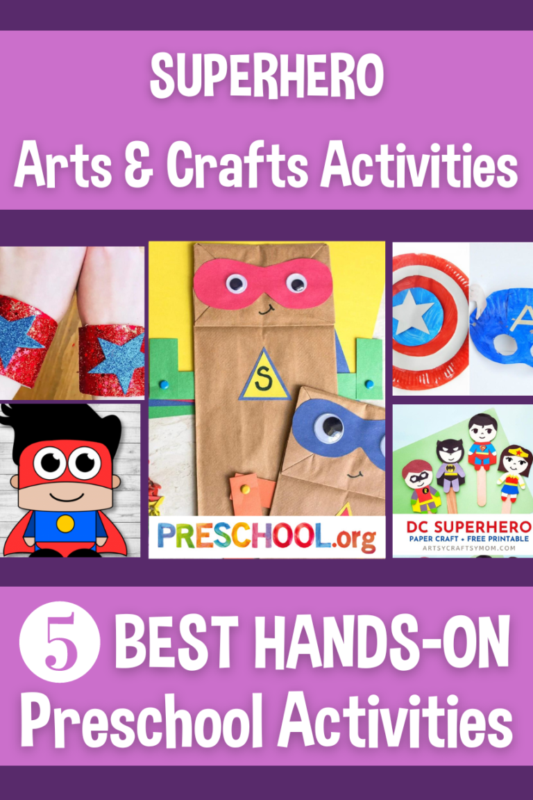 The 50 Best Preschool Activities for SUPERHERO Theme - Preschool.org