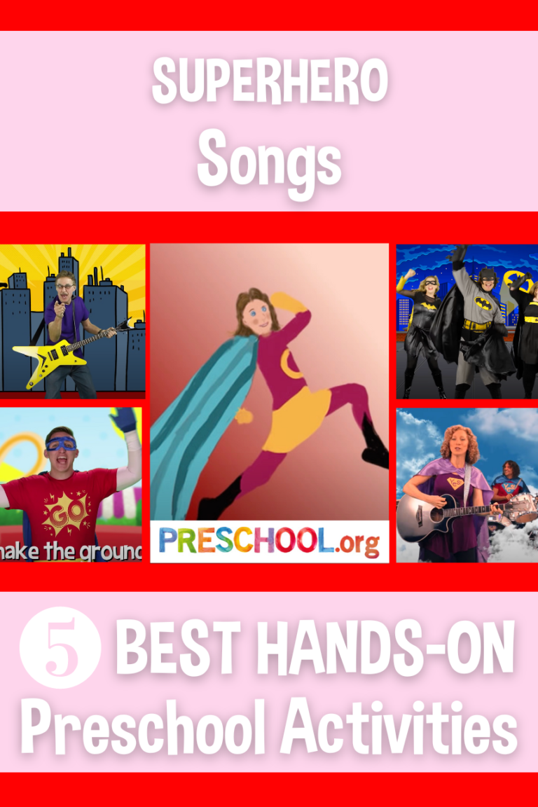 The 5 Best SONGS for SUPERHERO Preschool Theme - Preschool.org
