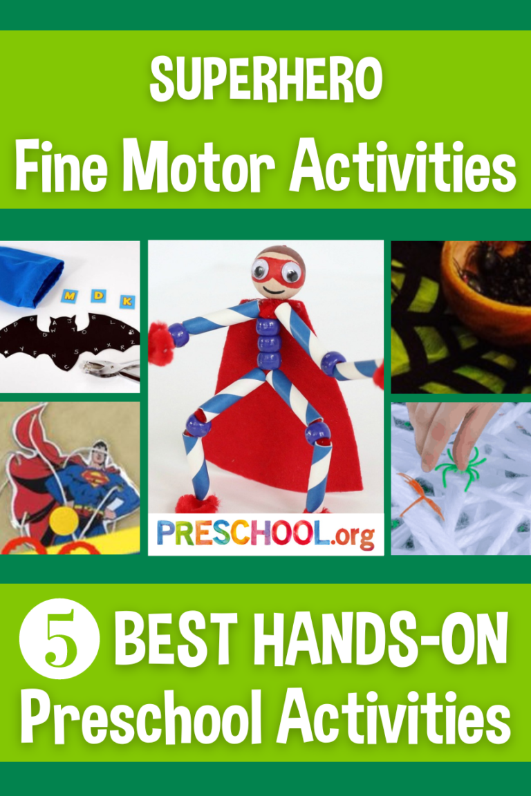 The 50 Best Preschool Activities for SUPERHERO Theme - Preschool.org