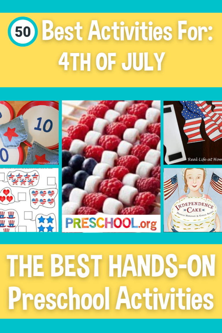 The 50 Best Preschool Activities for 4TH OF JULY Theme - Preschool.org