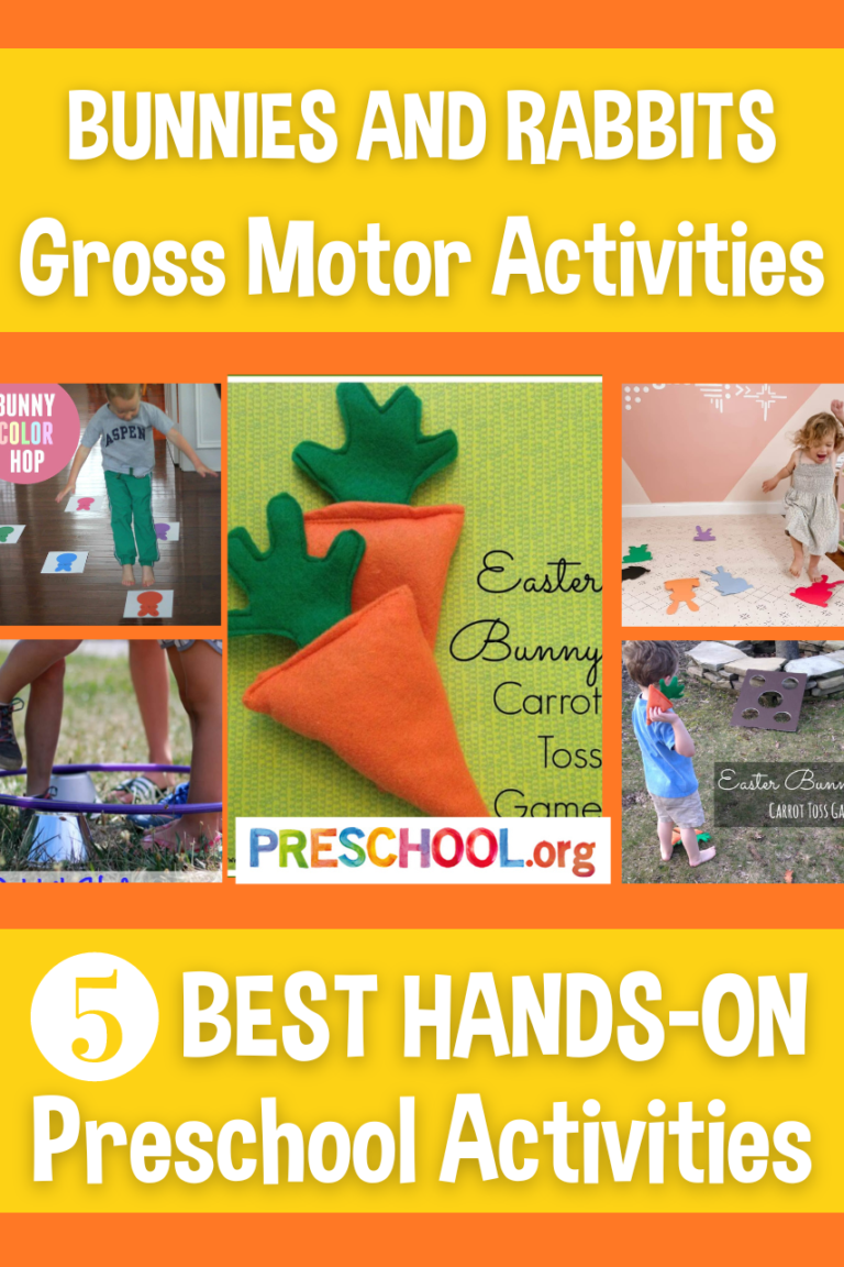 The 5 Best GROSS MOTOR Activities for Bunnies and Rabbits Preschool ...