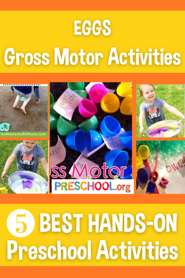 The 5 Best GROSS MOTOR Activities for Eggs Preschool Theme - Preschool.org