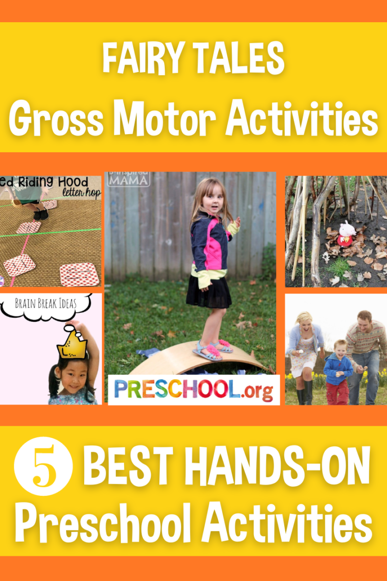 The 5 Best GROSS MOTOR Activities for Fairy Tales Preschool Theme ...