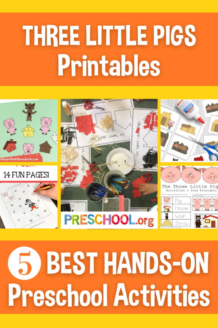 The 50 Best Preschool Activities for Three Little Pigs Theme ...