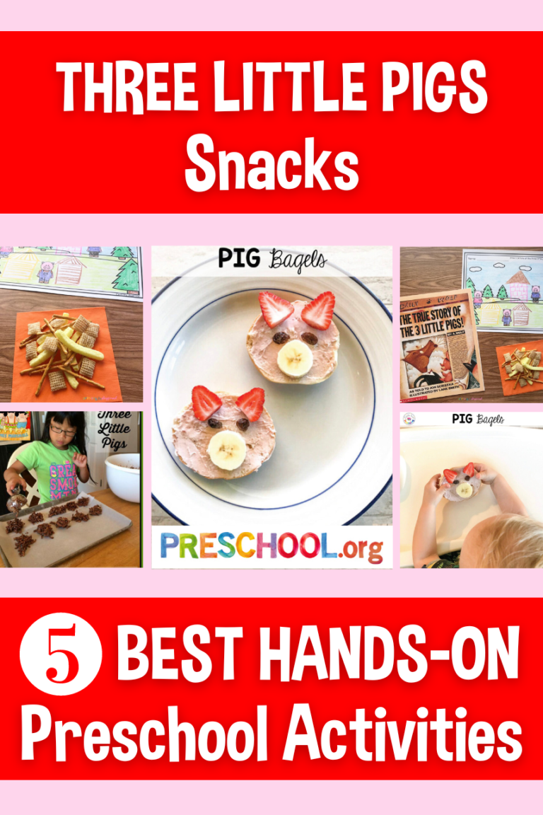 The 5 Best SNACKS for Three Little Pigs Preschool Theme - Preschool.org