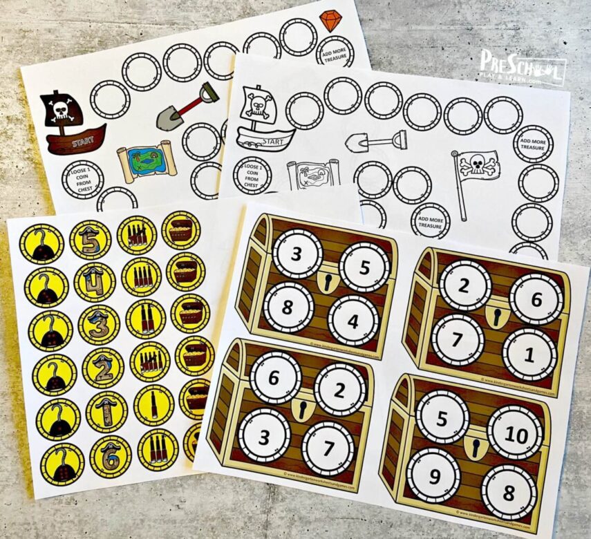 The 5 Best PRINTABLES for Pirates Preschool Theme - Preschool.org
